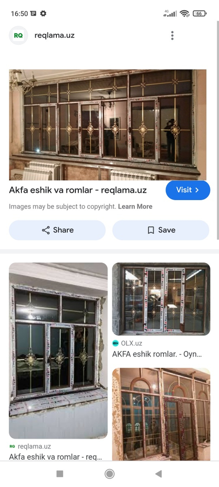 Akfa rom eshik derazalari