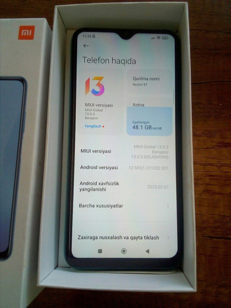 Redmi 9t 64/4 gb