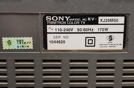 телевизор б/у SONY Trinitron с тумбой