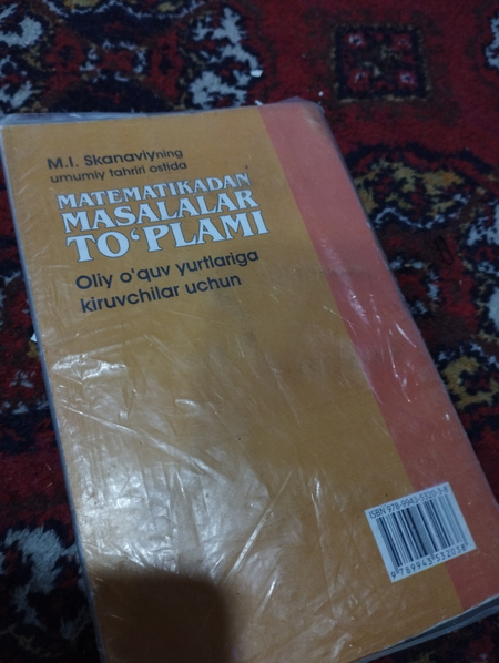 M.I.Skanaviy matematika masalalar tolami