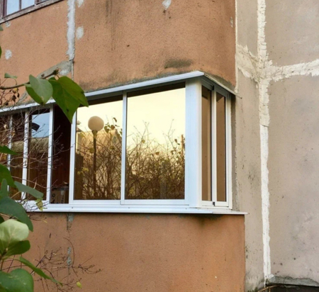 Золотая архитектурная плёнка . Тонировка.