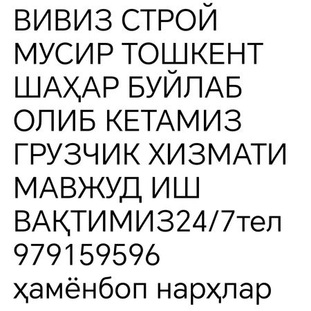 Bивоз строй мусир