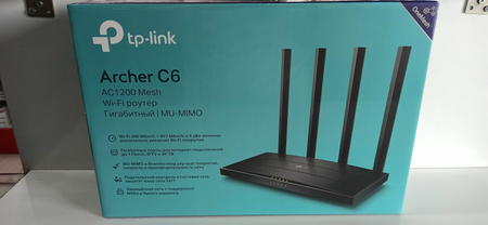 Tp Link Archer C6 AC1200 Гигабитный MU‑MIMO Wi‑Fi роутер