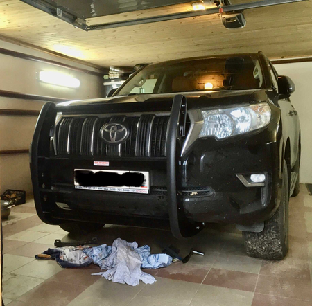 Кенгурятник на Toyota Land Cruiser Prado 150 120