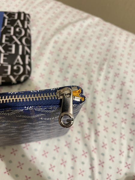клатч Goyard в синем цвете
