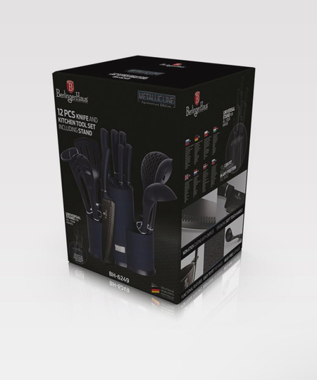 Berlinger Haus - SET Кухонный набор ножей гранатовый