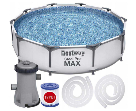 Bestway 56408, каркасный бассейн 305 x 76 см (intex 28202)