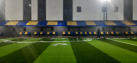 Baner setka mat tent ustanovka