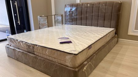 Кровать. с мягкими бортами и изголовьем в наличии Nur Matras