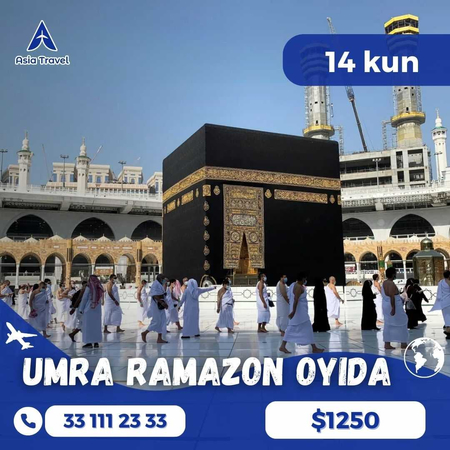 Umra ziyorati 2024 asia travel