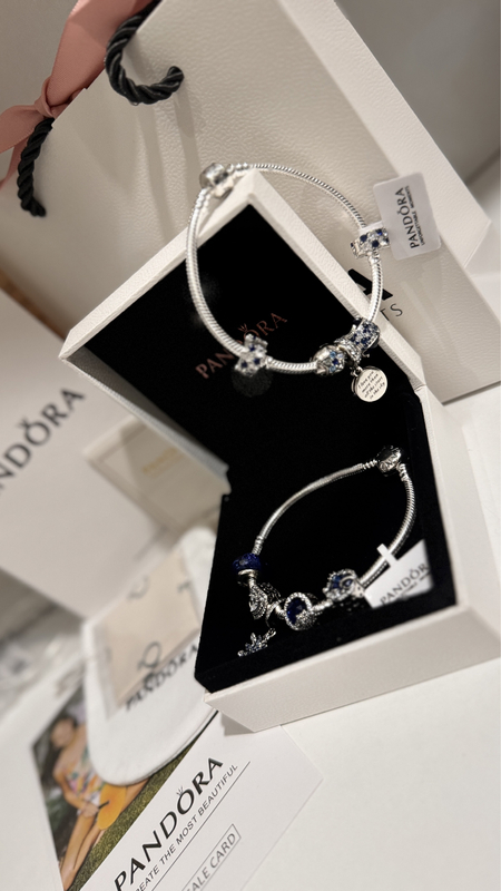 Продам браслет Pandora с 5 шармами