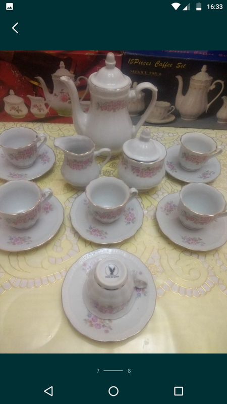 Новый  кофейный сервиз два комплекта