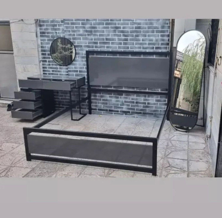 Loft услубида кроват, стол, стул жавон