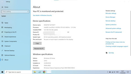 Dasturlash va ofis uchun noutbuk Lenovo IdeaPad L3 core i5 ram 12GB