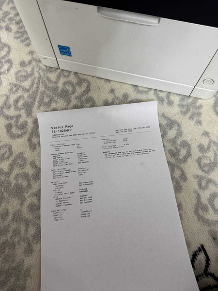 Kyocera FS 1120 MFP 3/1 Printer Skaner Kserx Xolati Tiniq Srochno