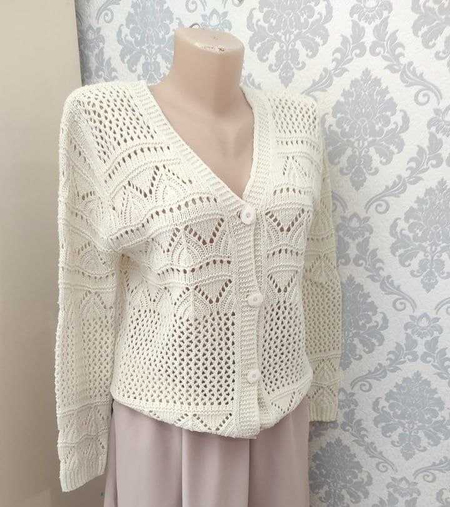 Кофточка ажурная женская