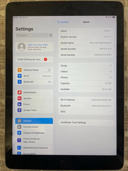 Ipad 6, Klaviaturali baquvvat chexol, + Original zaryadchik