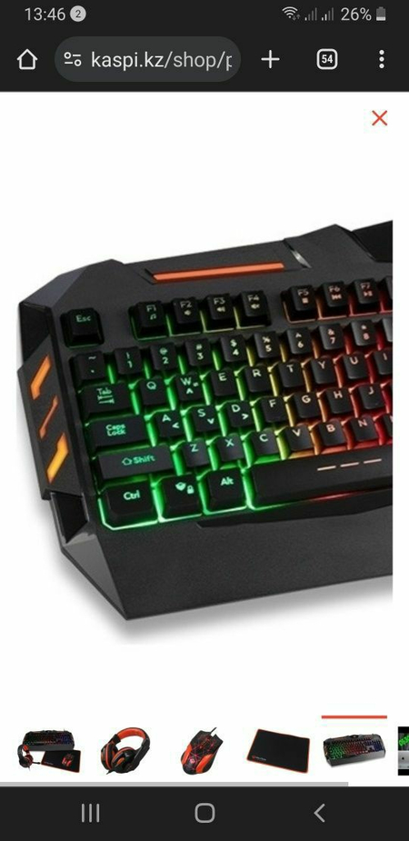Meetion C-500 Подсветкали Игравой Клавиатура.