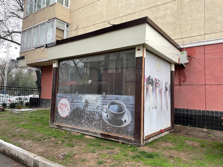 Будка сотилади бутун профилдан Кранда кутарилади