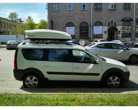 Автобокс Yuago Avatar 460л усиленный, багажник, авто бокс