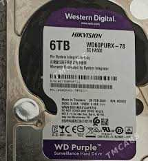 WD Purple (Фиолетовый) HDD 6Tb Профессионал-й диск для видеонаблюдения