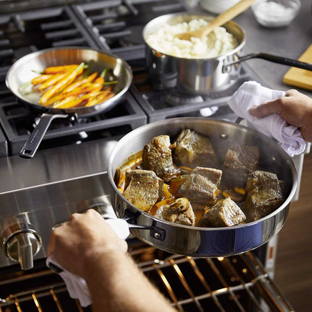 KitchenAid  набор кастрюль и сковородок , 10 предметов