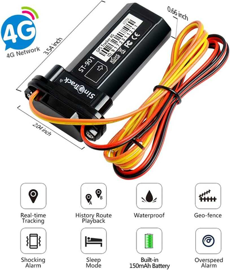 Avtomobillar, Avtomaktablar uchunSinoTruck ST-901  GPS tracker