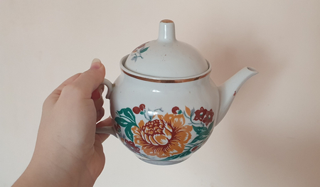 Советская посуда, вазы и чайник