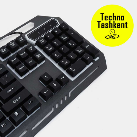 Игровая проводная клавиатура и мышь Gaming Combo Aitnt X100 Rainbow