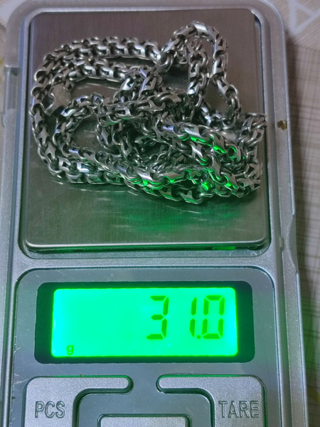 Серебряная цепочка 60см