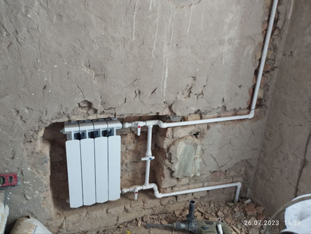 Сантехника газомантаж замена батарей