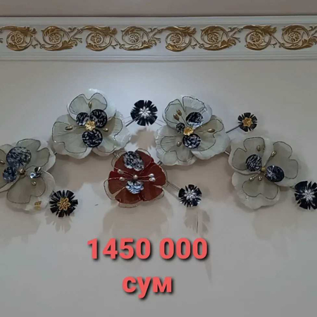 Metal decor gullar