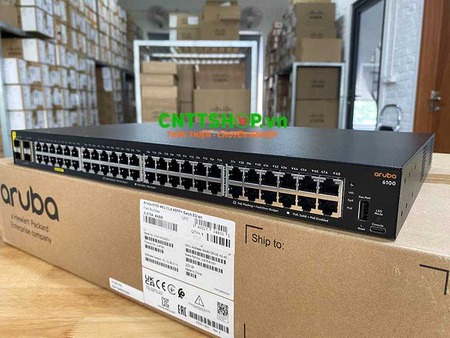 Коммутатор Aruba 6100 48G Class4 PoE 4SFP