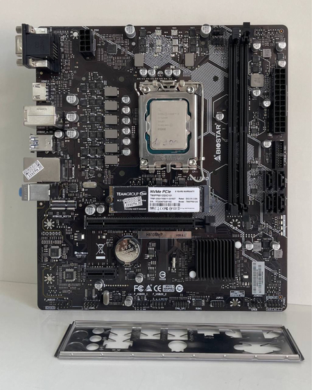 Biostar H610MHP Core i3-12100 Teamgroup nvme 512Gb
