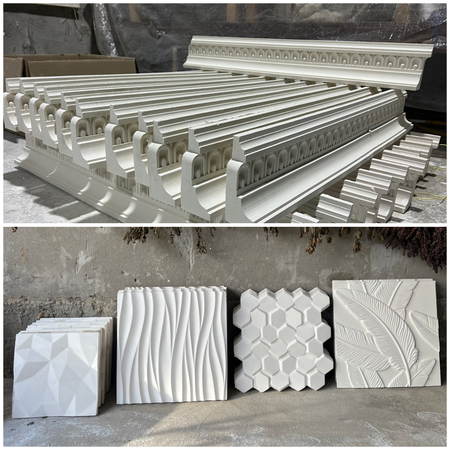 Arzon va sifatli 3 D Panel va Tyagalar gipsdan