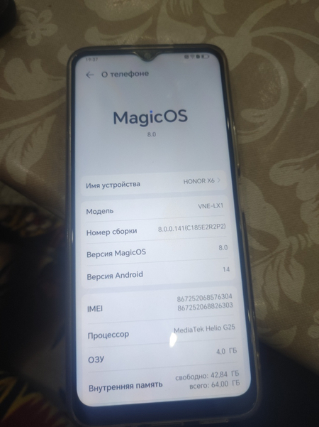 Honor x6 4x64 gb sotiladi