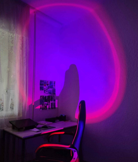 Лампа закатная RGB, 16 цветов