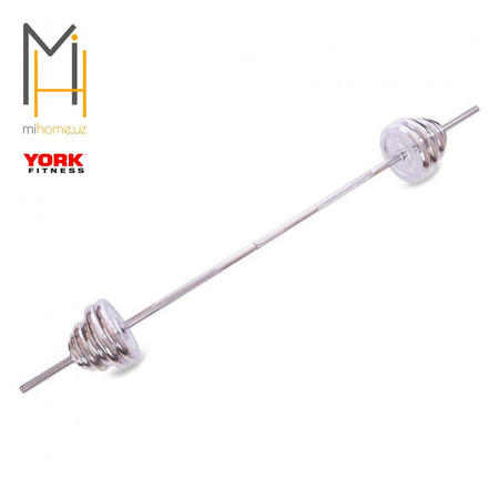 Комплект штанга и гантели 50 кг в кейсе YORK (TA-1437-50CH)