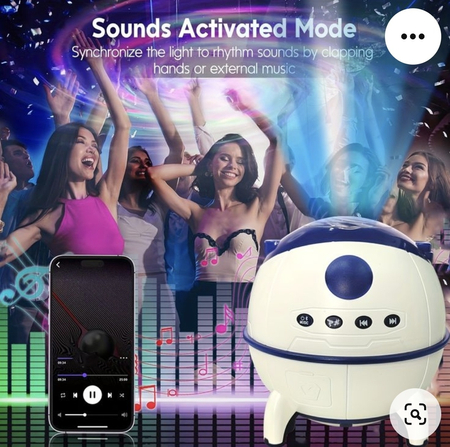 Проектор Galaxy Bluetooth калонка с пультом