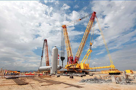 Гусеничного крана с телескопической стрелой XCC 500t, XCC2600