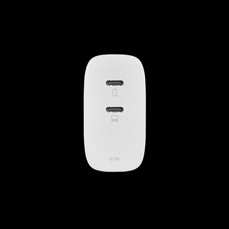 Сетевое зарядное устройство Native Union Fast GaN Charger 2 USB-C, PD
