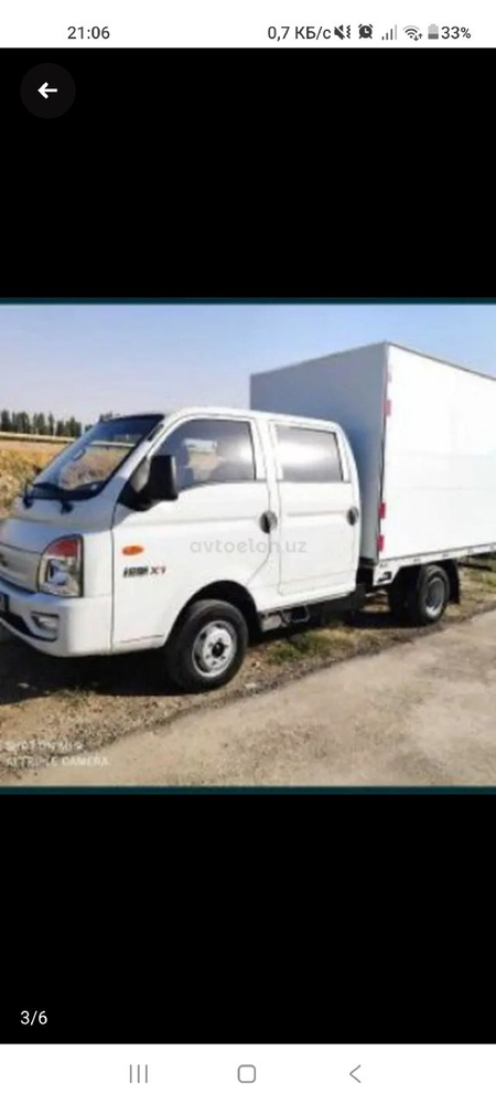 Грузавой дубиль кабина КАМА портер 2021г пробег96000