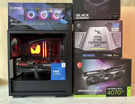 Новый Компьютер i7-14700KF / MSI RTX 4070Ti / MSI Z790 Tomahawk / 32GB