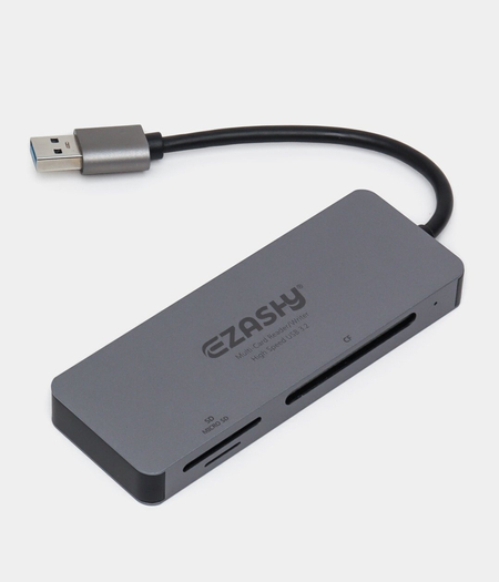 Универсальный картридер для SD, Micro sd, CF, в металлическом корпусе