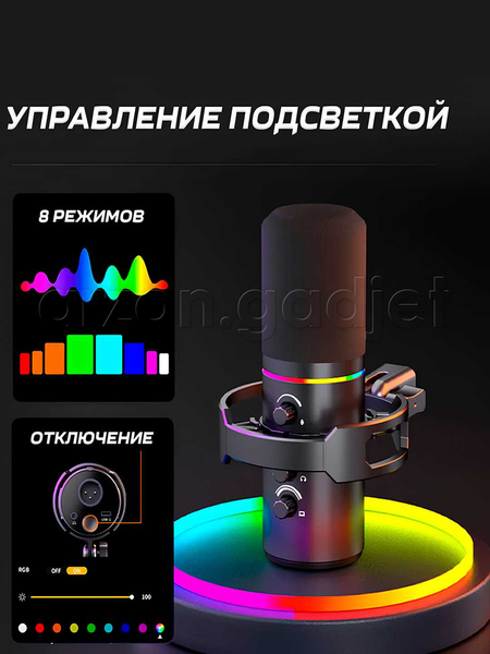 Динамический Микрофон для подкастов Качество SHURE | Fifine | Maono