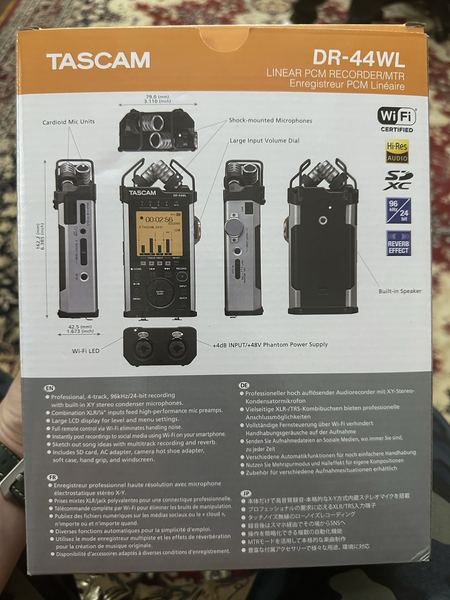 Tascam DR-44WL Диктофон профессиональный с wifi