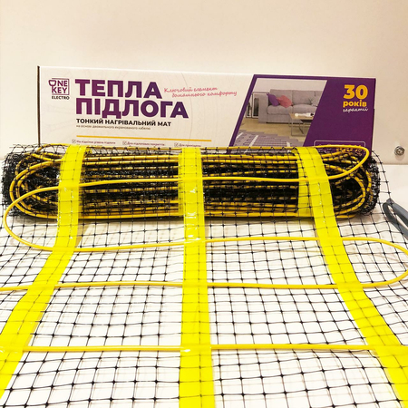 Мат нагревательный OK-electro для тёплого пола 2,00 кв.м 300Вт