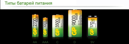 Аккумуляторы GP NiMH 8.4V 200mAh 9.0V LSD 1шт на блистере, Новые