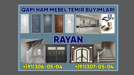 Rayan kompaniyasi siz azizlerge usinadi