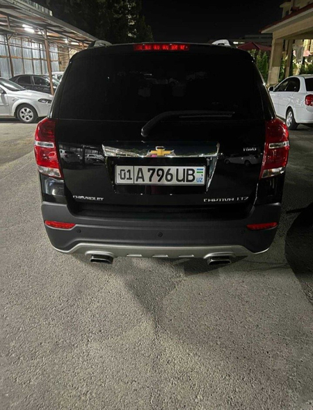 Qora Captiva avtokreditga beriladi 15% boshlang'ich to'lov